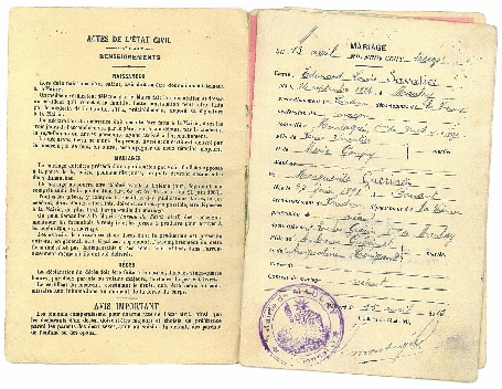 Biographie d'Édouard Louis Savetier - La marque de la Grande Guerre